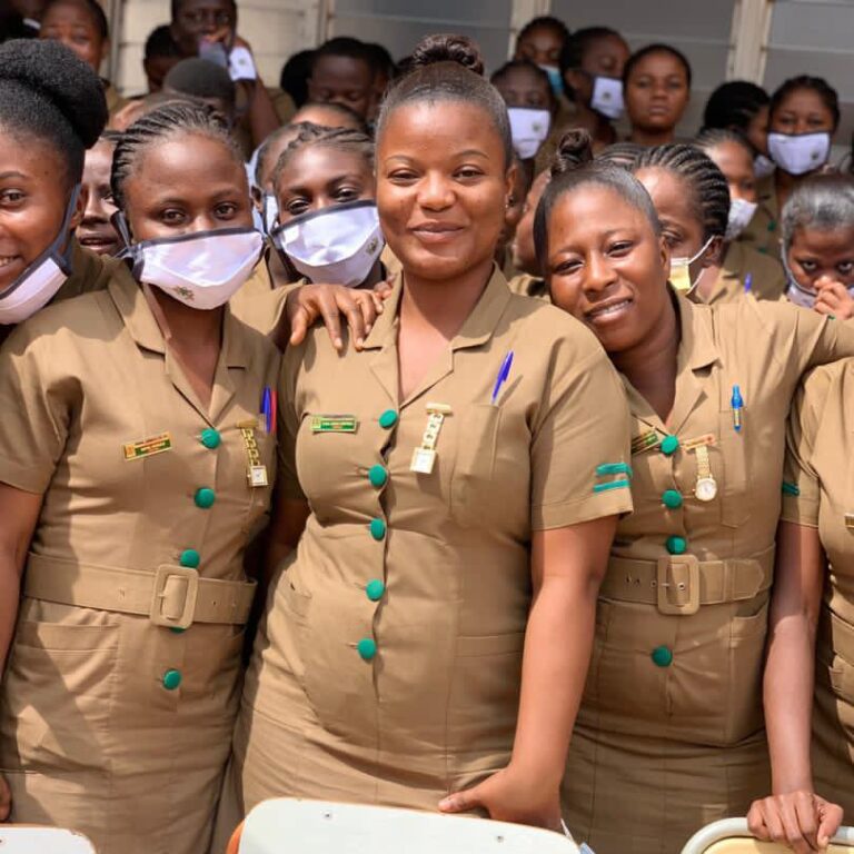 Which Nurses Wear Brown Uniforms In Ghana